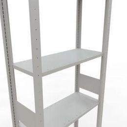SCHULTE LAGERTECHNIK - Stecks.Grundr. mit L&auml;ngenriegel - 3000x750x300 mm, Typ 150 kg