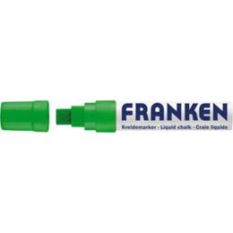 Franken Kreidemarker Jumbo ZKM1502, Keilspitze, Strichst&auml;rke 5-15 mm, Tinte auf Wasserbasis, hellgr&uuml;n