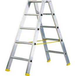 Doppelstufen-Stehleiter MEHRSI&reg;, 5 Stufen, 7,5 kg