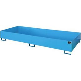Bauer Regalwanne Typ RW/RW 3300-2, ohne Gitterrost, blau RAL5012