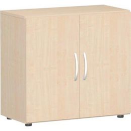 Fl&uuml;gelt&uuml;renschrank PALENQUE, 2 OH, B 800 x T 420 x H 752 mm, Ahorn