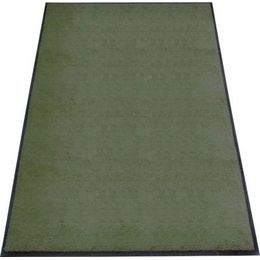 Schmutzfangmatte miltex Eazycare Style, eckig, antistatisch, UV-best&auml;ndig, waschbar, High-Twist-Nylon & Niltrilgummi, 1200 x 2000 mm, chromoxidgr&uuml;n