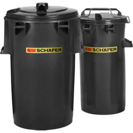 Sch&auml;fer Shop System-M&uuml;lleimer SME, Volumen 50 l, mit B&uuml;gel, anthrazit