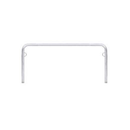 Anlehnb&uuml;gel WSM, 2-seitig, B 1500 x T 48 x H 800 mm, Stahl verzinkt, zum Einbetonieren