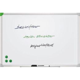 Franken Whiteboard U-Act!Line&reg;, Hoch- & Querformat, emailliert, magnethaftend, recycelbar, mit Ablageschale, B 900 x H 600 mm