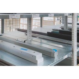 SCHULTE LAGERTECHNIK Doppel-Anbauregal Stecksystem, MULTIPlus250, 3000x1000x(2x300) mm, 14 B&ouml;den, verzinkt