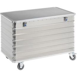 Transportwagen aus Aluminium, mit Scharnierdeckel, 560 l