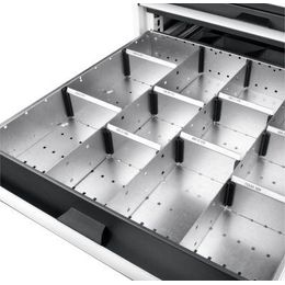 Beschriftungsset, f&uuml;r Kleinteileboxen, 40 Beschriftungsclips, B 39 x H 13 mm, Kunststoff