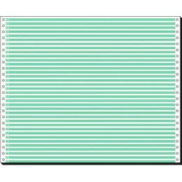 Sch&auml;fer Shop Sch&auml;fer Shop Select Computer Endlospapier, 1-fach gr&uuml;n liniert, 2000 St&uuml;ck