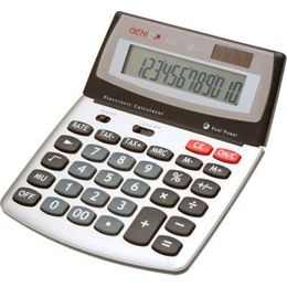 Tischrechner GENIE 560 T, mit 12-stelligem Jumbo-Display, Solar- & Batteriebetrieb