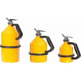 Feindosier-Kanne, Stahl, gelb, 2 l, &Oslash; 158 x H 260 mm, automatische Entl&uuml;ftung