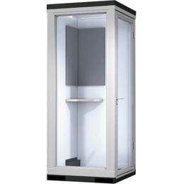 TRENDLINE CoWoCube 1 "Der Kompakte", B 1188 mm x L 1148 mm x H 2832 mm, Schallschutzpaket, 1x Steckdose
