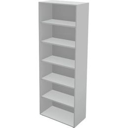 Sch&auml;fer Shop Sch&auml;fer Shop Genius Regal TETRIS WALL, 6 Ordnerh&ouml;hen, B 800 x T 420 x H 2250 mm, lichtgrau