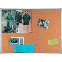 Franken Pinnwandtafel PRO, Kork, Wandmontage im Hoch- & Querformat, Aluminiumrahmen, 900 x 1200 mm, KT8403