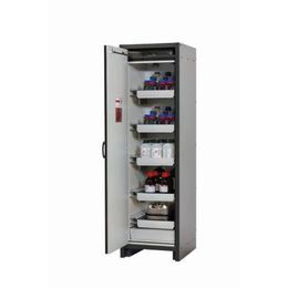 Sicherheitsschrank Typ 30 ASECOS Q-CLASSIC-30, Fl&uuml;gelt&uuml;r, Anschlag links, Front Lichtgrau, B 564 x T 620 x H 1947 mm