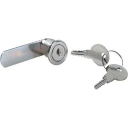 Zylinderschloss Standard, f&uuml;r Riegeltyp B, L 20 mm, bis zu 500 Verschiedenschlie&szlig;ungen, nachr&uuml;stbar, Zamak
