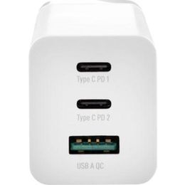 Ladeger&auml;t Varta High Speed, 65 W, 2x USB-C, 1x USB-A, bis 3 Ger&auml;te laden, auch f&uuml;r Laptops geeignet, B 35 x T 28 x H 108 mm, wei&szlig;