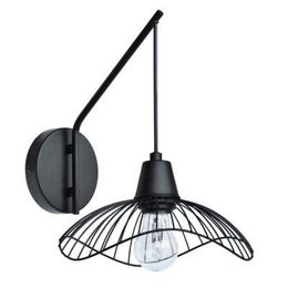 meet by Paperflow Vagala Wandleuchte Schwarz, Metall, 240 &times; 350 &times; 240 mm, Netzbetrieb