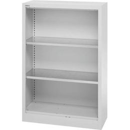Sch&auml;fer Shop Sch&auml;fer Shop Select Regalschrank MS, 3 OH, B 800 x T 400 x H 1215 mm, Stahlblech, Wei&szlig;aluminium