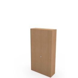 Sch&auml;fer Shop Sch&auml;fer Shop Genius Fl&uuml;gelt&uuml;renschrank TETRIS WALL, 6 Ordnerh&ouml;hen, T&uuml;ranschlag rechts, B 1200 x T 440 x H 2250 mm, Buche-Dekor