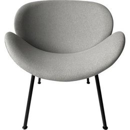 meet by Paperflow Sessel SMILE, Polyurethaneschaum, bis 120 kg, Stahl & Polyester, schwarz & grau