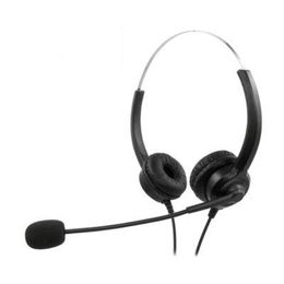 Headset MediaRange MROS304, kabelgebunden, binaural, USB, Lautst&auml;rkeregler, Mikrofon mit Rauschfilter, schwarz-silber