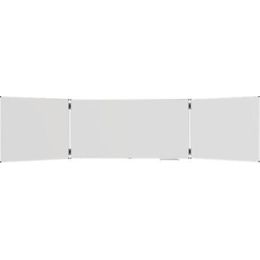 Klapptafel Legamaster UNITE PLUS, magnetisch, 5 Schreibfl&auml;chen, B 2000/4000 x T 13,4 x H 1000 mm, emaillierter Keramikstahl, wei&szlig;