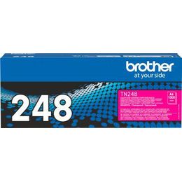 Original Brother Toner TN-248M, bis zu 1000 A4-Seiten, magenta