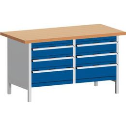 Bott Kastenwerkbank KW-1578-2.5, enzianblau