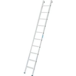 Anlegeleiter Krause, TRBS 2121-2, Arbeitsh&ouml;he 3600 mm, 10 rutschfeste Profilstufen mit T 80 mm, Fu&szlig;stopfen, Aluminium