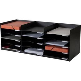 PAPERFLOW Sortierstation, DIN A4, Polysytrol, schwarz