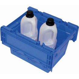Chemikalienbox f&uuml;r ASECOS Sicherheits- und Chemikalienschr&auml;nke, Polypropylen, blau, B 410 x T 300 x H 260 mm