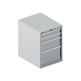 Sch&auml;fer Shop Sch&auml;fer Shop Select Schubladenschrank 27-36, 4 Sch&uuml;be, bis 75 kg, B 564 x T 725 x H 800 mm, wei&szlig;aluminium/wei&szlig;aluminium