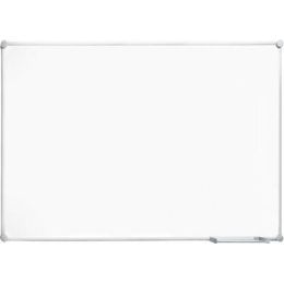 Whiteboard 2000 Maulpro, wei&szlig; emailliert, Rahmen silber, 1200 x 900 mm