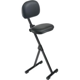 Stehhilfe meychair Futura Light AF-SR-11012, klapp- & sitzh&ouml;henverstellbar, ohne Aufstieghilfe, B 370 x T 210 x H 540-900 mm, Stahl & Kunstleder, schwarz