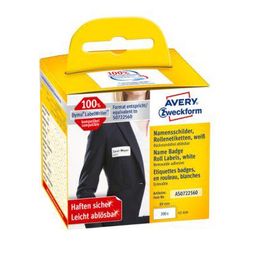 Avery Zweckform Rollenetiketten Avery, besonders hohe Klebekraft, 41 x 89 mm, 200 St&uuml;ck
