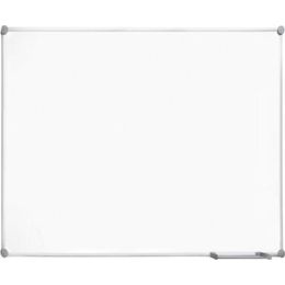 Whiteboard 2000 Maulpro, wei&szlig; emailliert, Rahmen platingrau, 1200 x 900 mm