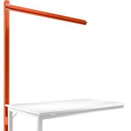 Manuflex Aufbauportal f. Ansatztisch STANDARD Arbeitstisch-/Werkbanksystem UNIVERSAL/PROFI, 1500 mm, rotorange