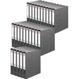 Ordner Herlitz maX.file nature, DIN A4, R&uuml;ckenschild geklebt, Hartpappe, R&uuml;ckenbreite 50 mm, schwarz, 25 St&uuml;ck