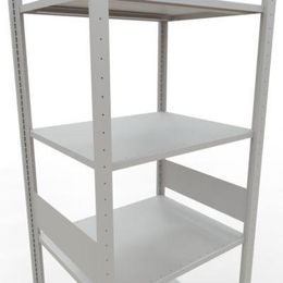 SCHULTE LAGERTECHNIK - Stecks.Grundr. mit L&auml;ngenriegel - 3000x750x600 mm, Typ 150 kg