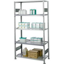 Sch&auml;fer Shop SSI Sch&auml;fer Archivregal, Grundfeld, 5 B&ouml;den, B 1285 x T 600 mm, verzinkt