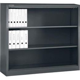 Sch&auml;fer Shop Sch&auml;fer Shop Select Regalschrank MS, 3 OH, B 1200 x T 400 x H 1215 mm, Stahlblech, Basaltgrau