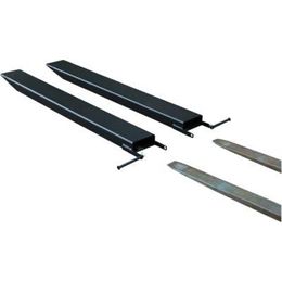 Bauer Gabelverl&auml;ngerung f&uuml;r Flurf&ouml;rderzeuge, offene Ausf&uuml;hrung, L 1600 x B 100 x 40 mm, schwarz