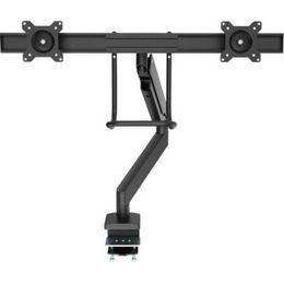 Monitorarm Fellowes&reg; Eppa&trade;, f&uuml;r 2 Displays bis 32" & je bis 8 kg, h&ouml;henverstell-/dreh-/schwenk-/neigbar, Crossbar-Design, Kabelf&uuml;hrung, Tischklemme, schwarz
