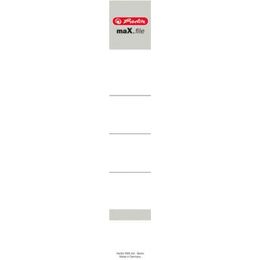 Herlitz protect R&uuml;ckenschild, R&uuml;ckenbreite 50 mm, Einsteckschild, 10 St&uuml;ck