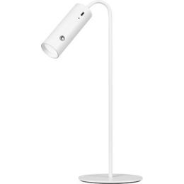 Hansa by Styro LED-Leuchte FLARE, 4 W, 1200 mAh, 3-Stufen-Dimmer, USB-C, Wei&szlig; Matt, Magnetkopf