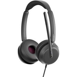 Headset EPOS IMPACT 860T, binaural, kabelgebunden, USB-C auf USB-A, UC-optimiert, zertifiziert f&uuml;r Microsoft Teams, 3 Mikrofone, Transporttasche, schwarz