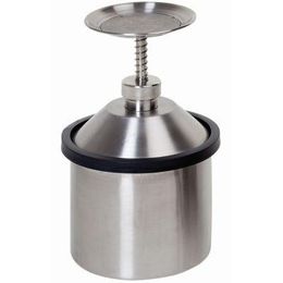 Sparanfeuchter, Edelstahl 1.4404, 2 l, &Oslash; 131 x H 305 mm, federnd gelagerter Tr&auml;nkteller