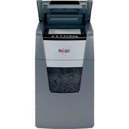 Rexel Optimum AutoFeed+ 150M Aktenvernichter P5, Vollautomatik, Mikroschnitt 2 x 15 mm, 44 l, 150 Blatt Schnittleistung, schwarz