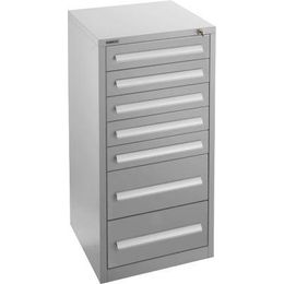 Sch&auml;fer Shop Sch&auml;fer Shop Select Schubladenschrank SF 70, 7 Sch&uuml;be, wei&szlig;aluminium RAL 9006 wei&szlig;aluminium RAL 9006